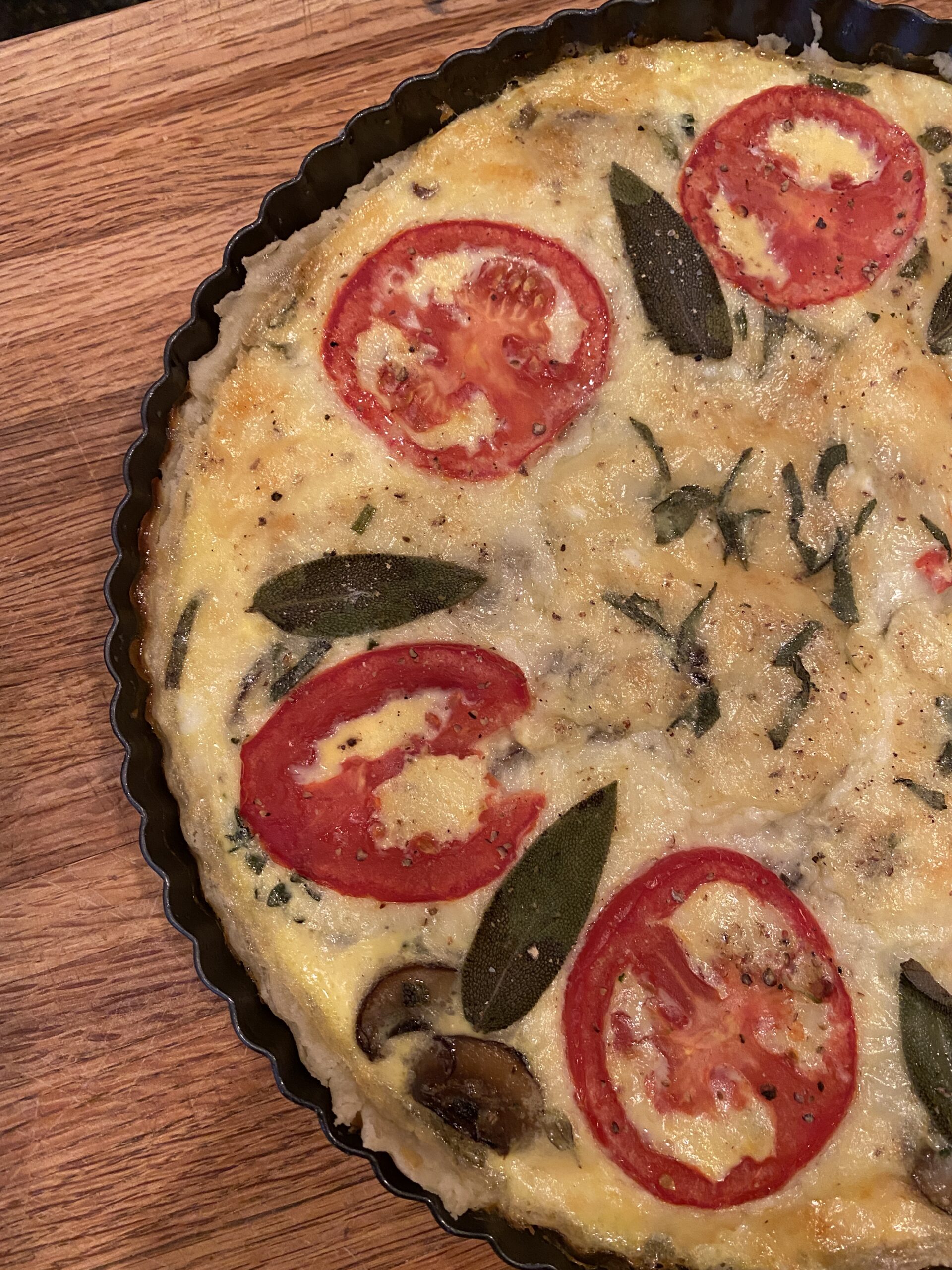 Tomato & Sage Quiche/Tart
